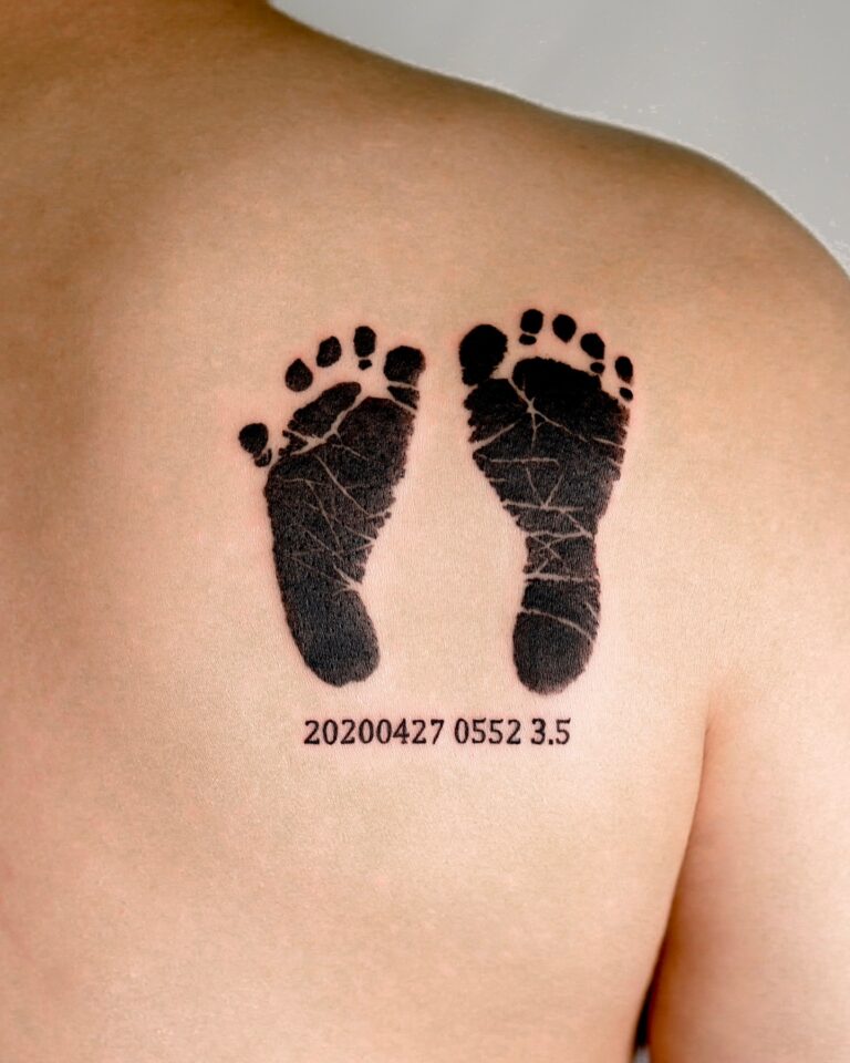 25 Beautiful First Baby Tattoo Ideas for Moms Celebrating Motherhood
