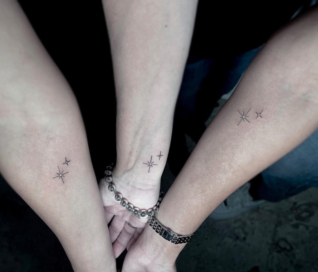 25 Trio Tattoo Ideas That Show Your Unbreakable Bond