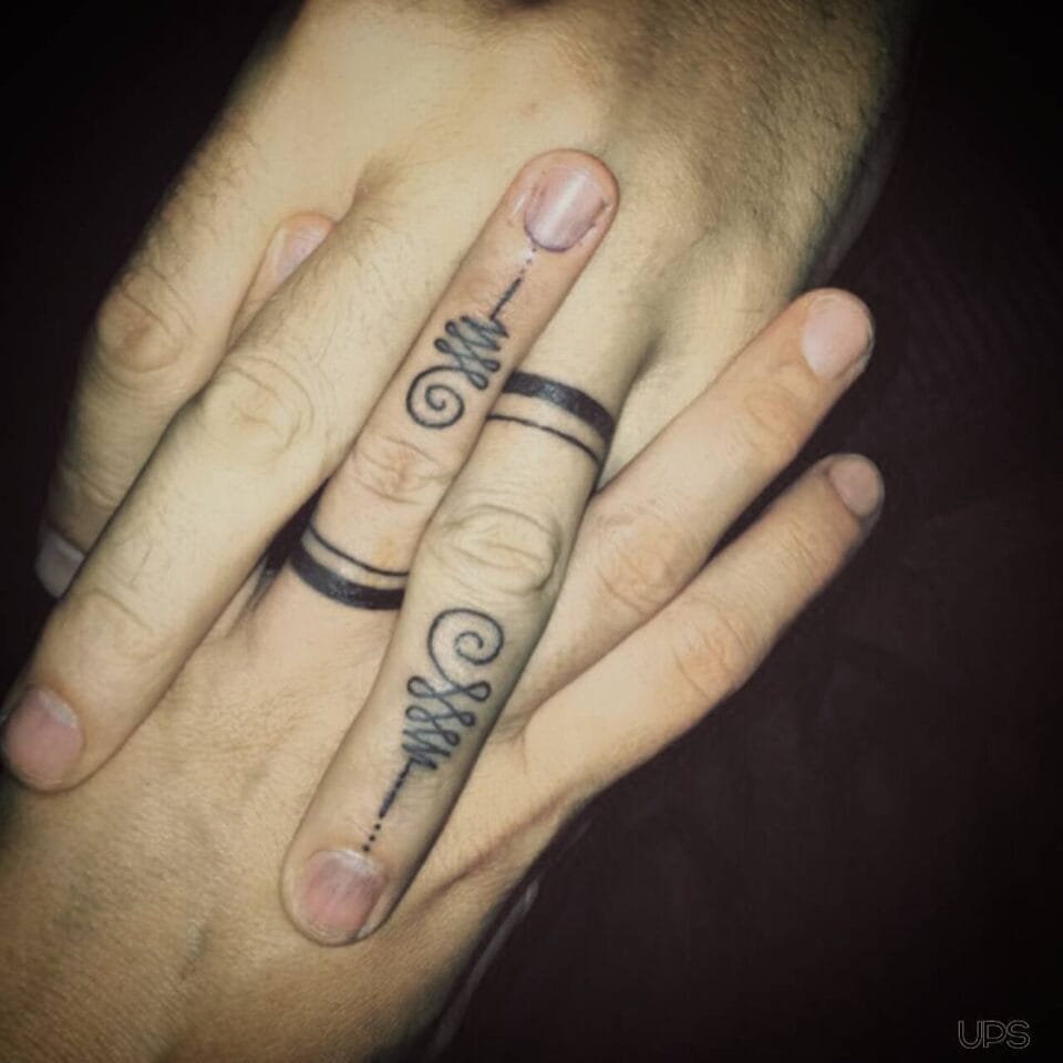 25 Wedding Ring Tattoo Ideas for Couples Who Want Unique Bands